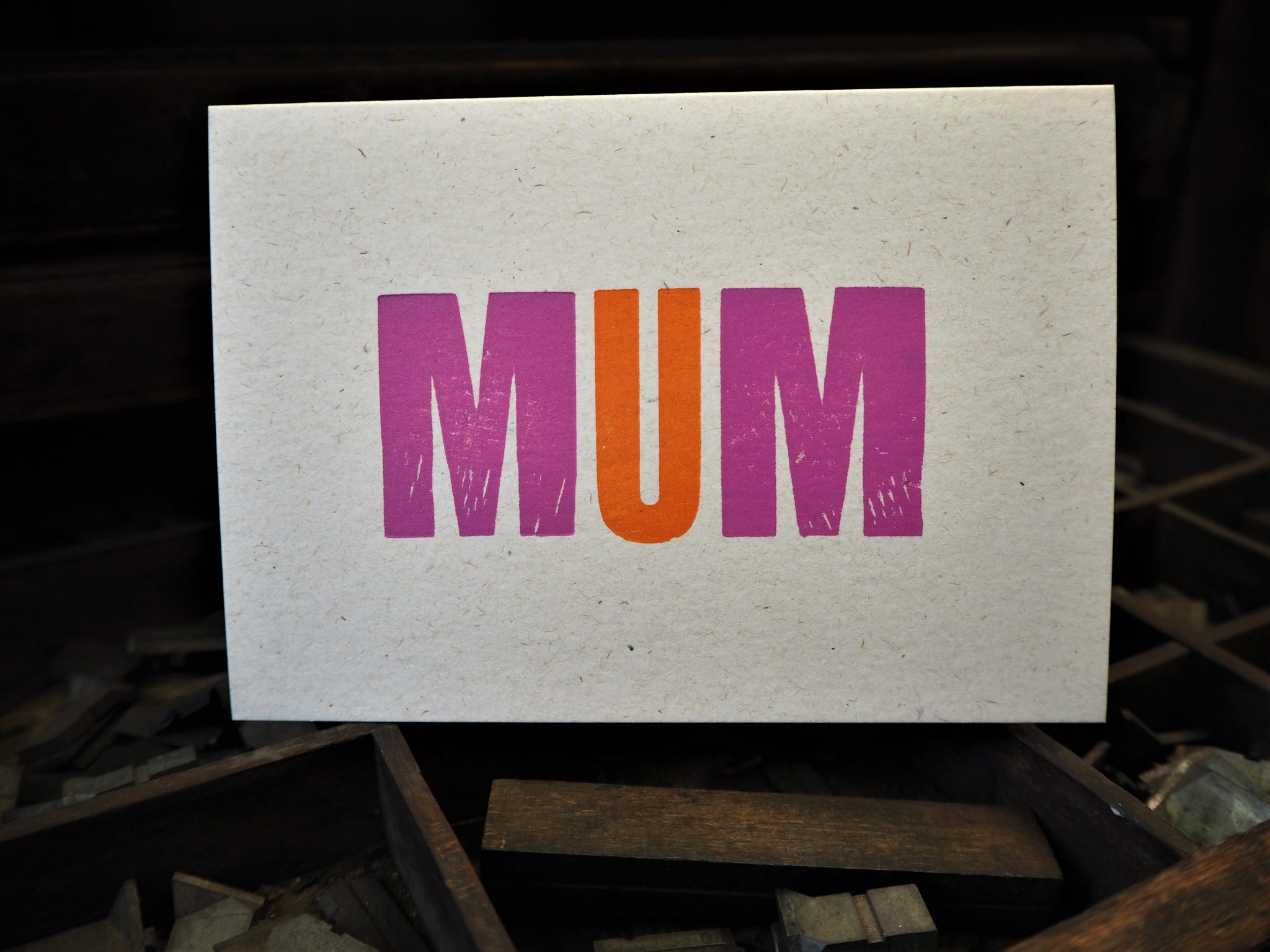Mum, Mom or Mam Card | The Smallprint Company