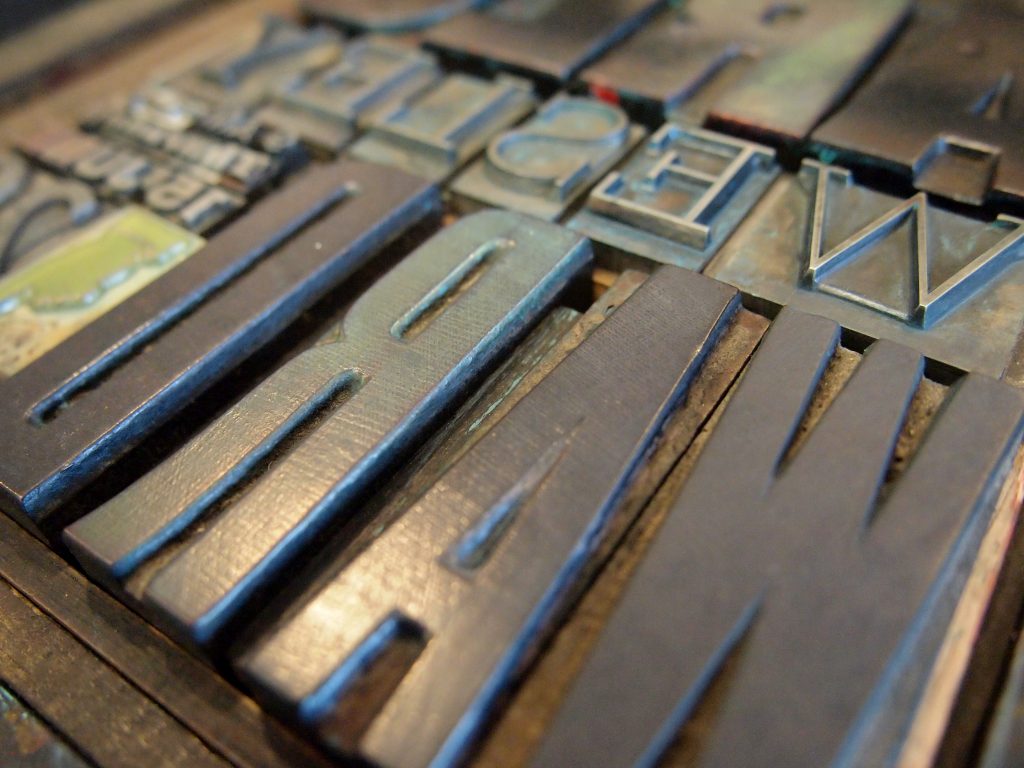 Create a Letterpress Print Workshop | The Smallprint Company